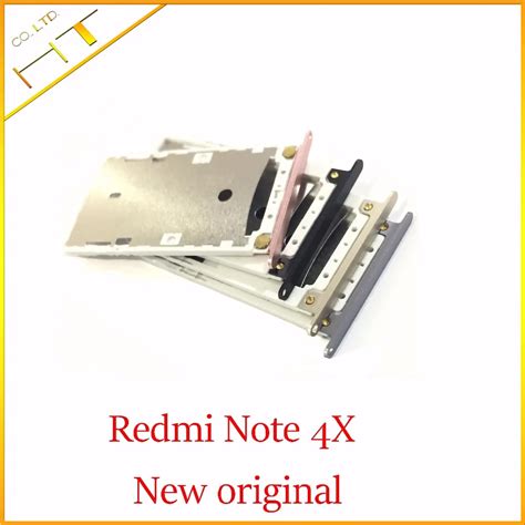 10pcs Sim Card Slot Tray For Xiaomi Redmi Note4x SIM Tray Sim Card Holder Slot Redmi Note 4X Sim
