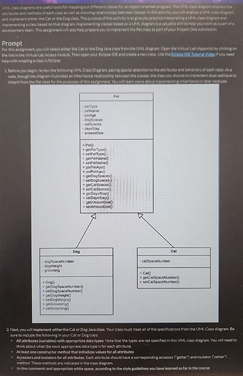 Solved Uml Class Diagrams Are Useful Tools For Mapping Out