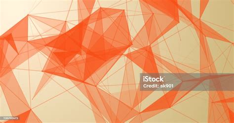 기하학적 추상적인 배경입니다 하이테크 디지털 다각형 그림 0명에 대한 스톡 벡터 아트 및 기타 이미지 0명 3차원 형태 가상현실 Istock