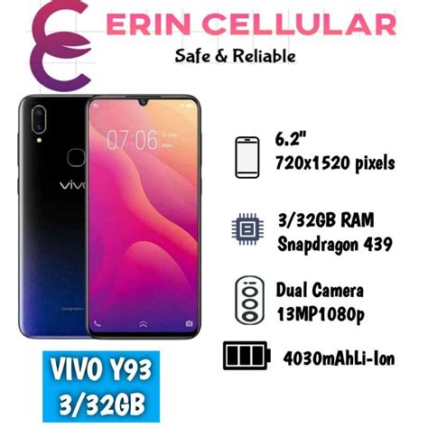 Jual Hp Vivo Y New Ram Gb Grs Resmi Vivo Indonesia S Black Dan Ocean Blue Shopee
