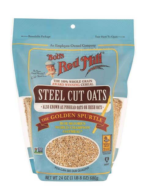 Bobs Red Mill Steel Cut Oats 24 Ounce Pack Of 4