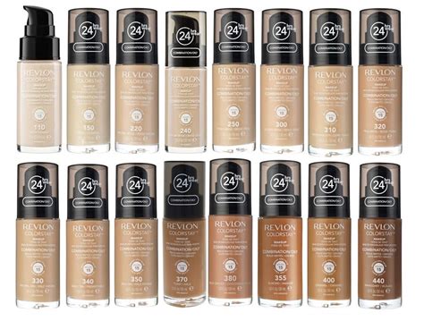 Revlon Colorstay Foundation Colour Chart Ponasa