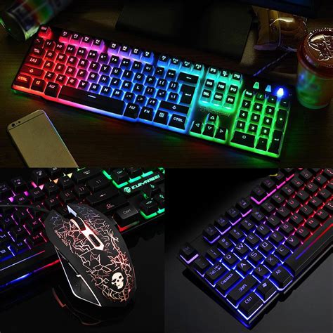 Gaming Keyboard Mouse Combo Hobbiestly
