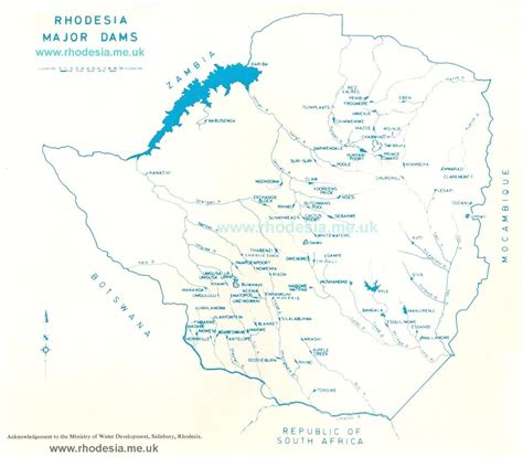 Rhodesian Maps Archive Of Rhodesia