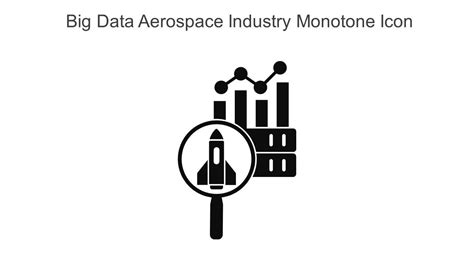 Big Data Aerospace Industry Monotone Icon In Powerpoint Pptx Png And Editable Eps Format PPT Slide