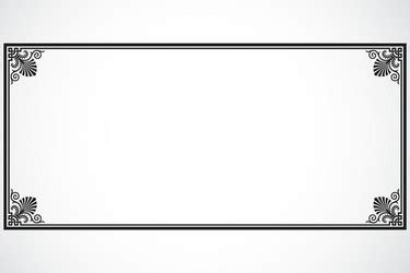 Elegant Scroll Frame Royalty Free Vector Image