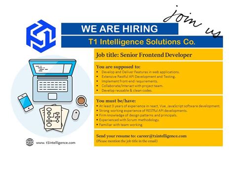 Saei Samane Jame On Linkedin Hiring Fronteddeveloper Frontend Seniordeveloper Career