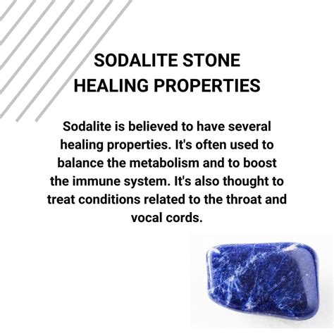Sodalite Meaning Gemstone Healing Properties Uses Crystals And More