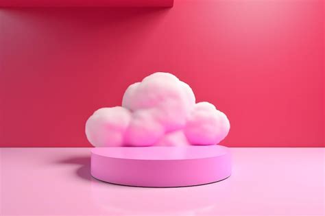 Premium Photo A Pink Object With A Pink Base That Says Pink