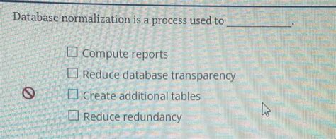 Database Normalization Is A Process Used To Compute