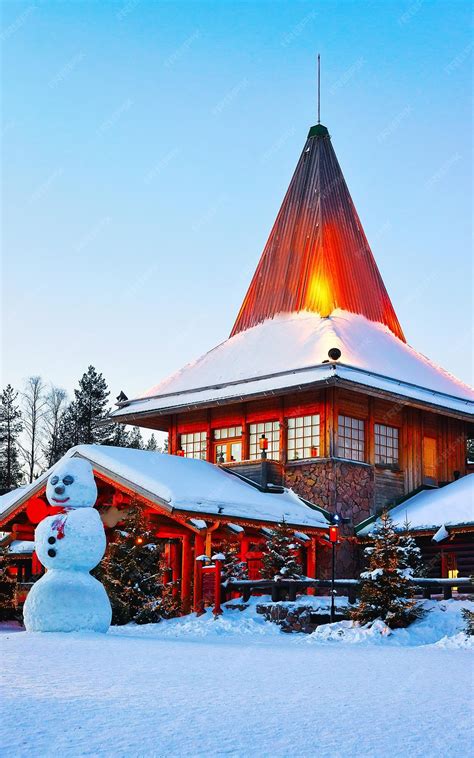Premium Photo Santa Claus Village At Rovaniemi Of Finland Lapland