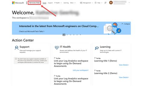 create a services hub connector microsoft engage center services hub