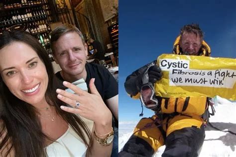 First Man With Cystic Fibrosis To Climb Everest Uses Peaks Snow To Create Unique Engagement