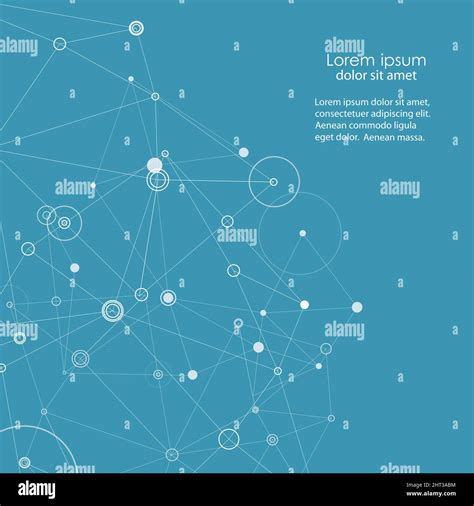 Abstract Connection Structure Vector Science Background Stock Vector Image And Art Alamy