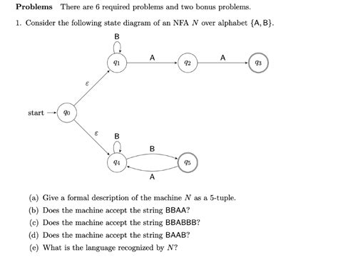 Solved Problems There Are 6 Required Problems And Two Bonus Chegg Com