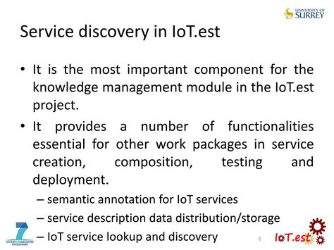 Distributed Semantic Repository And Discovery Architecture Pptx Internet Of Things Internet