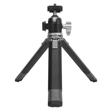 Camera Tripod 1 4in Screw Cold Shoe Port 360 Degree Rotation Extendable Camera Mount Tripod