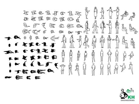 CAD Symbols CAD Block People Civil Engineering