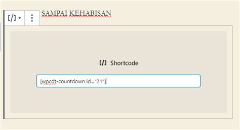 Cara Membuat Countdown Timer Di Wordpress Argia Academy