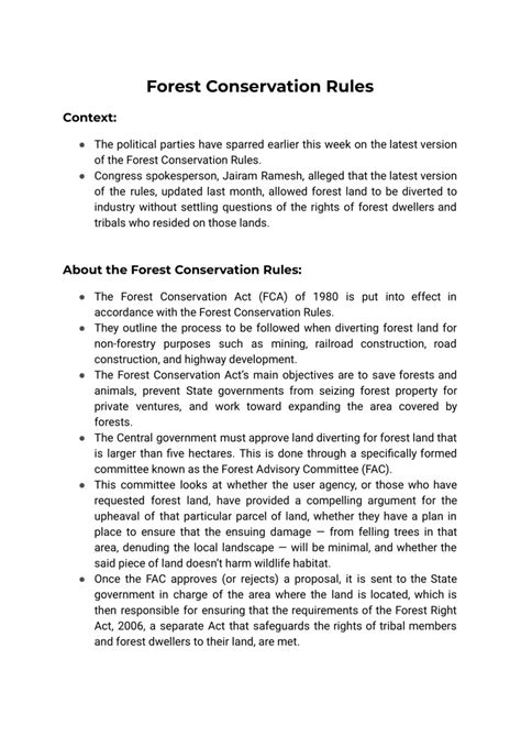 Ppt Forest Conservation Rules Powerpoint Presentation Free Download