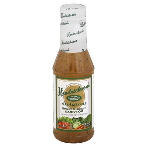Hendricksons Original Sweet Vinegar And Olive Oil Dressing Marinade