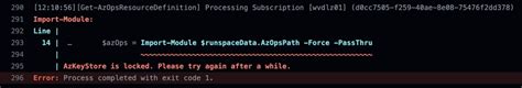 Bug Azops Pull Fails Intermittently With Error `azkeystore Is Locked` · Issue 737 · Azure