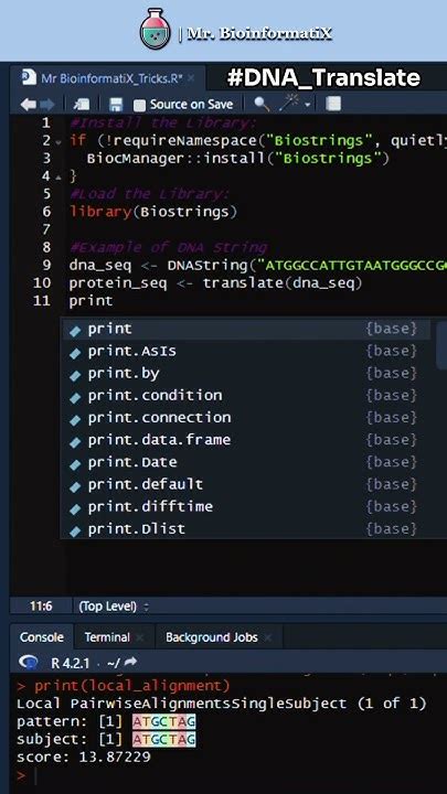 Bioinformatics Trick For Beginners R Programming For Bioinformatics