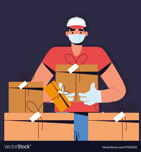 Logistic Delivery Service Royalty Free Vector Image