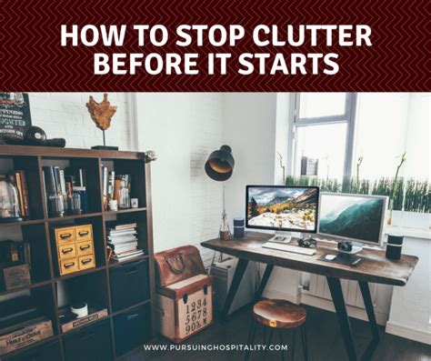 How To Stop Clutter Before It Starts