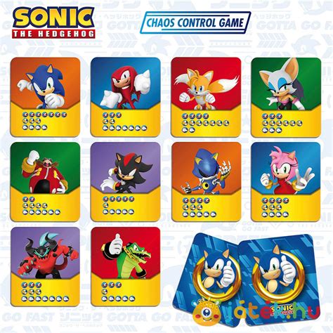 Sonic Sonic Speedy Chaos Control Szórakoztató Társasjáték Játék Hu