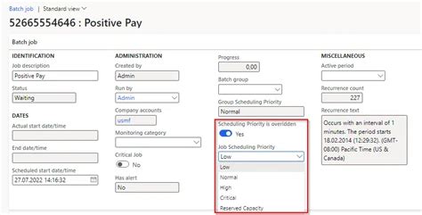 Priority Based Batch Scheduling In Dynamics Ariste Info