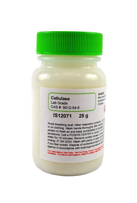 Cellulase Enzyme Lab Grade 25g Nebraska Scientific