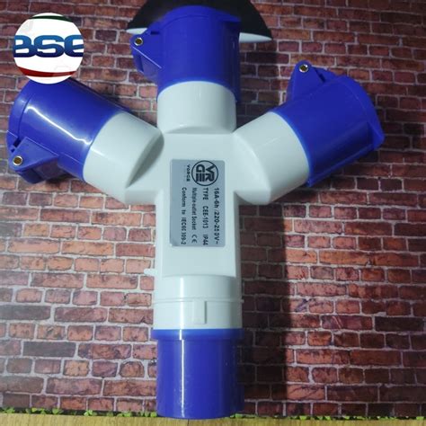 jual mobile mounting socket and plug cabang 3 3pin 16a cee 1013 3 pin