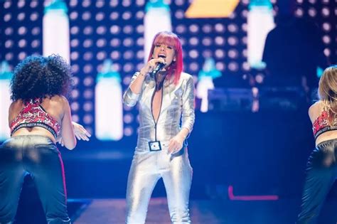 Lily Allen Suffers A Nip Slip In Space Age Costume As She Supports Miley Cyrus On Her Bangerz