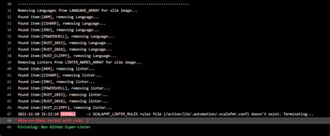 Scalafmtlinterrules File Does Not Exist · Issue 2115 · Super Lintersuper Linter · Github