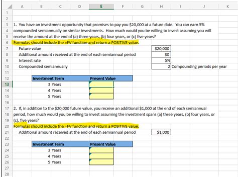Solved Please Show Formula Including The PV Function And Chegg Com