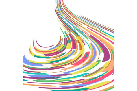 Abstract Of Colorful Stripe Line Pattern Graphic By Impulse50