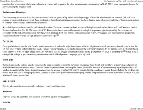 Flare And Vent Disposal Systems Molcularseal Pdf