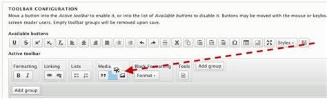 embedding media with ckeditor 4 media library module drupal wiki