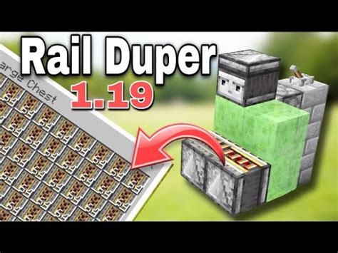 Minecraft Rail Duper Duplication Duplicator Glitch Java Bedrock Xbox Window
