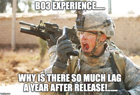 Us Army Soldier Yelling Radio Iraq War Imgflip