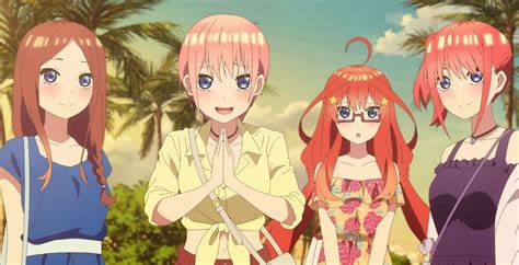 The Quintessential Quintuplets Honeymoon Arc Anime Reveals Official