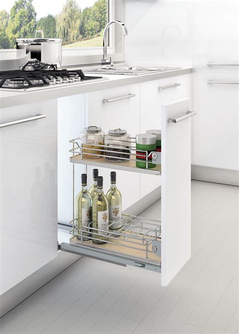 Rev A Shelf 5322 BCSC 11 Contemporary 11 3 4 W X 21 1 2 H Two Storage Cabinets By Buildcom