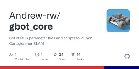 GitHub Andrew Rw Gbot Core Set Of ROS Parameter Files And Scripts To Launch Cartographer SLAM