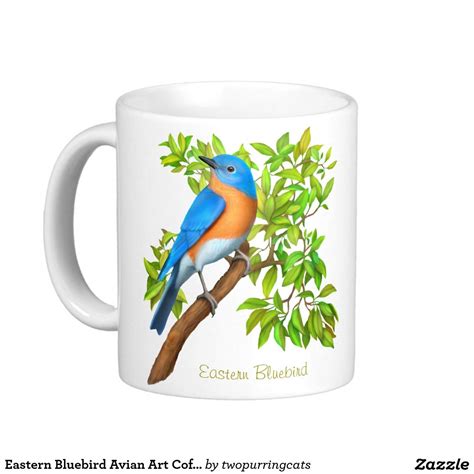 Eastern Bluebird Avian Art Coffee Mug