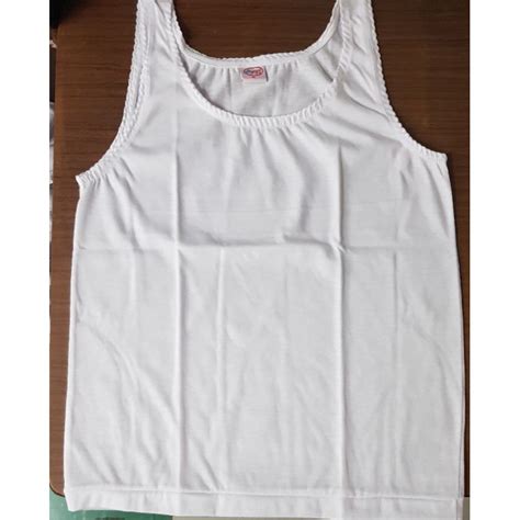 Girls Plain White Sando Shopee Philippines