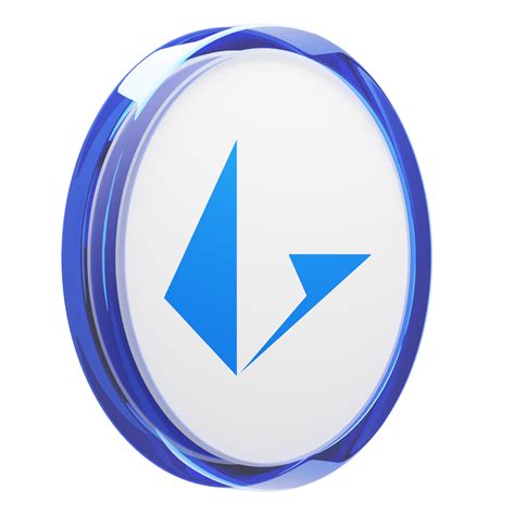 Schleife Lrc Glas Krypto Münze 3d Illustration 24093074 Png