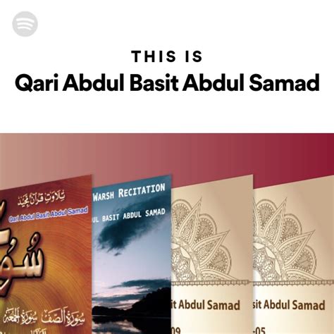 this is qari abdul basit abdul samad playlist by spotify spotify