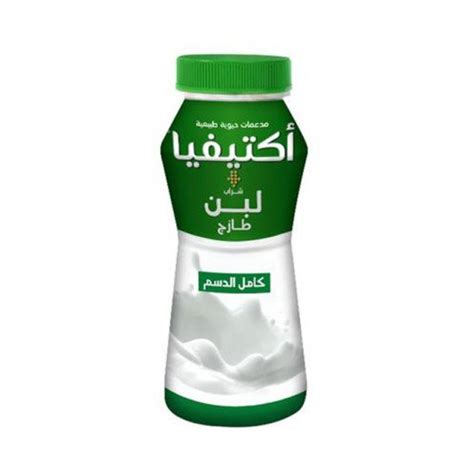 لبن أكتيفيا كامل الدسم 180 مل