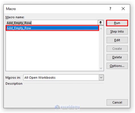 Excel Macro To Add Row To The Bottom Of A Table Exceldemy